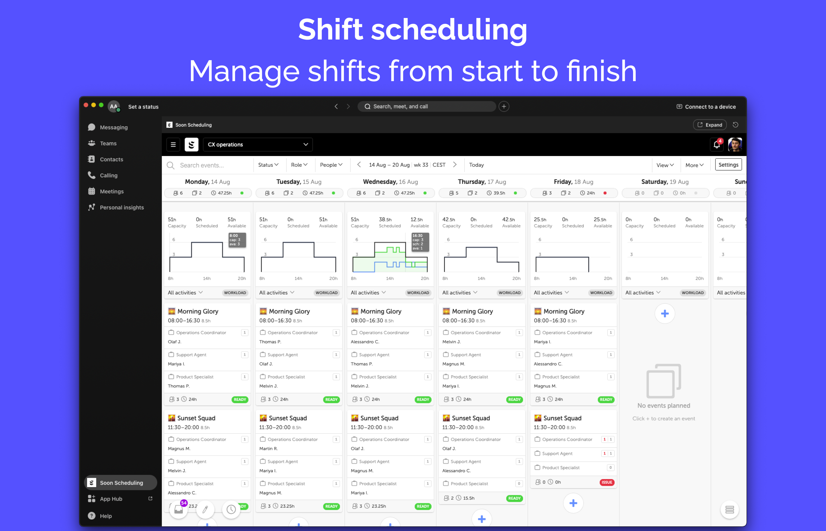 Soon Scheduling | Webex App Hub